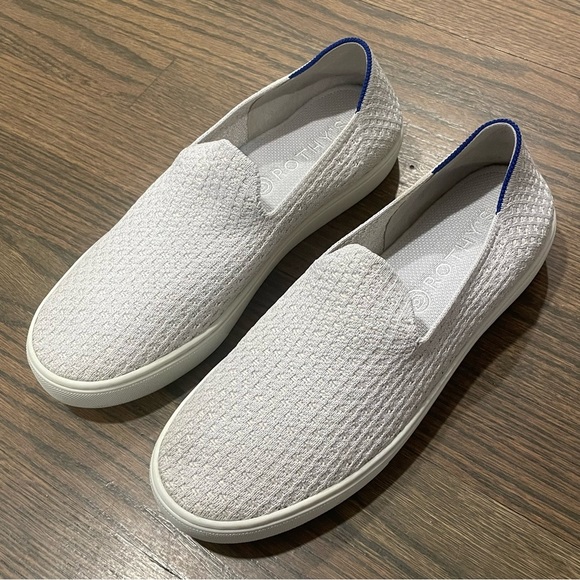 Rothy's | Shoes | Rothys Classic Slip On Salt Honeycomb Sneakers | Poshmark